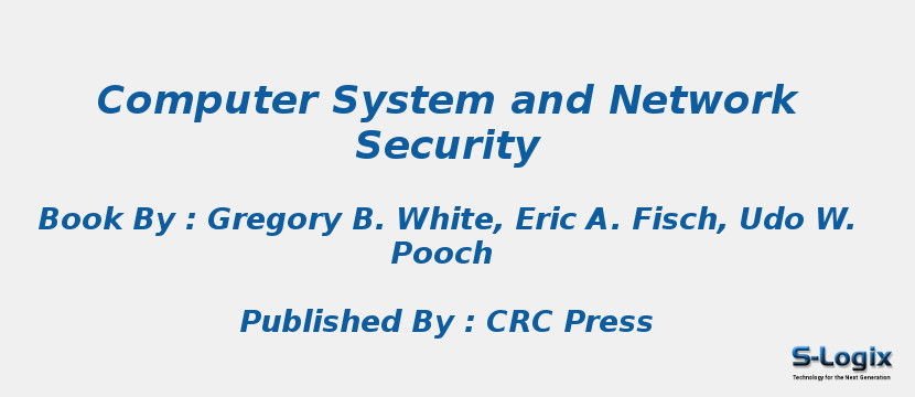 Leading Research Books in Computer System and Network Security | S-Logix