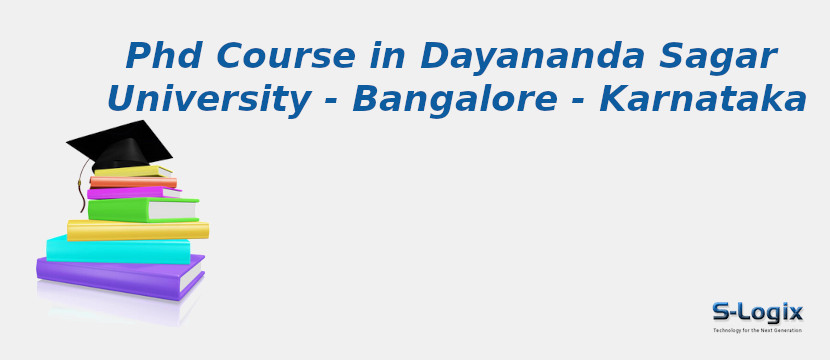 Dayananda Sagar University Phd Computer Science S Logix