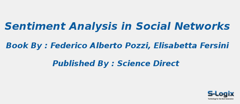 Best Research Books In Sentiment Analysis In Social Networks S Logix