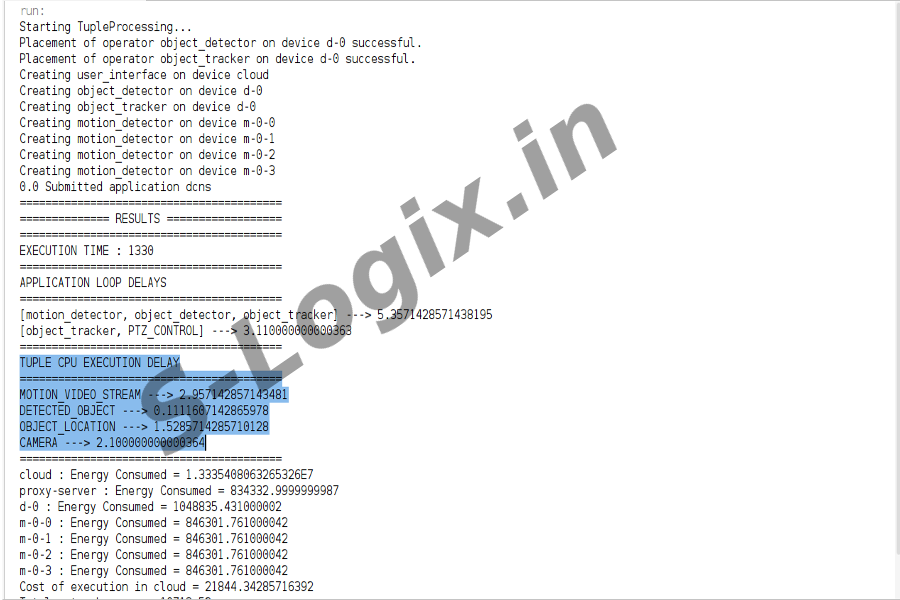 Source code for process the tuples in iFogSim | S-Logix