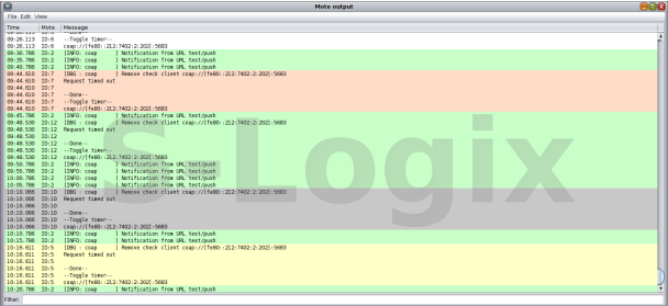 How to Send the Notification from URL in CoAP using Contiki-NG? | S-Logix