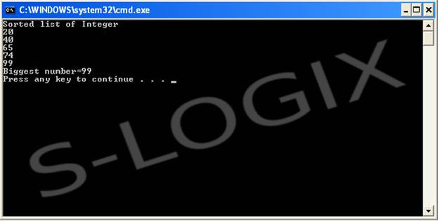 Java Sample Code For Find Biggest Number S Logix