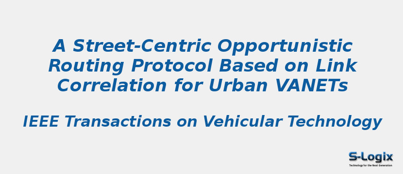 A Street-Centric Opportunistic Routing Protocol Based on Link Correlation for Urban VANETs - NS2 ...
