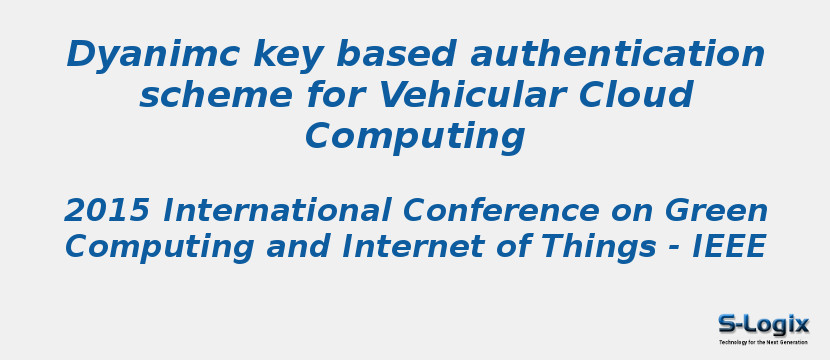 Authentication for Vehicular Cloud Computing - NS2 Projects | S-Logix