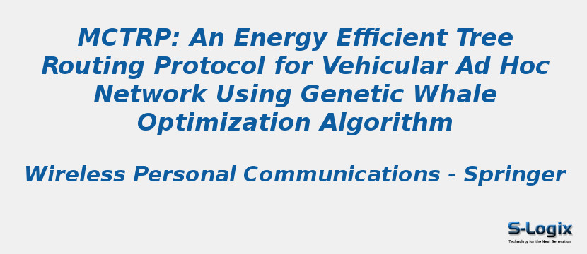 An Energy Efficient Tree Routing Protocol - NS2 Projects | S-Logix