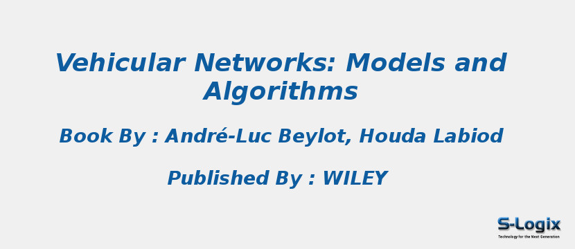 Best Research Books In Vehicular Networks Algorithms S Logix