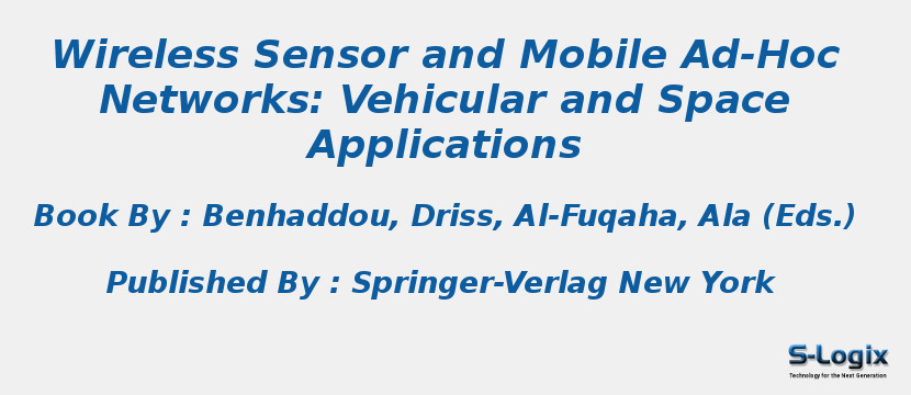 Good Research Books in Vehicular and Space Applications | S-Logix