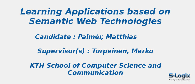 Learning Applications Based On Semantic Web Technologies Phd Thesis