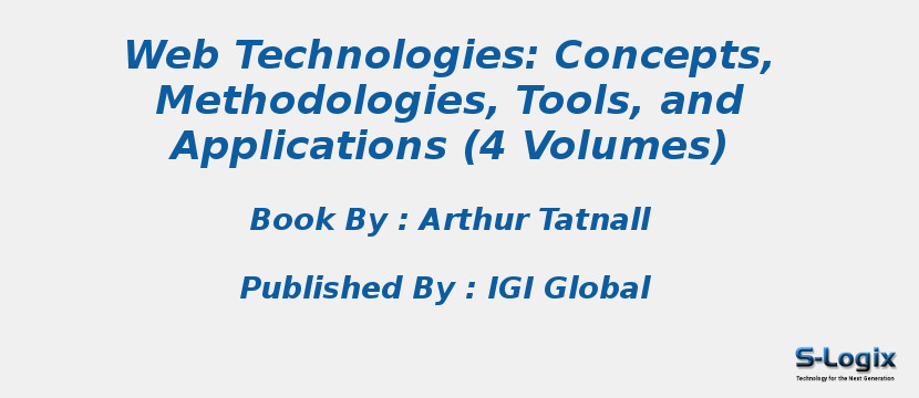 Best Research Books in Web Technology Concepts and Applications | S-Logix