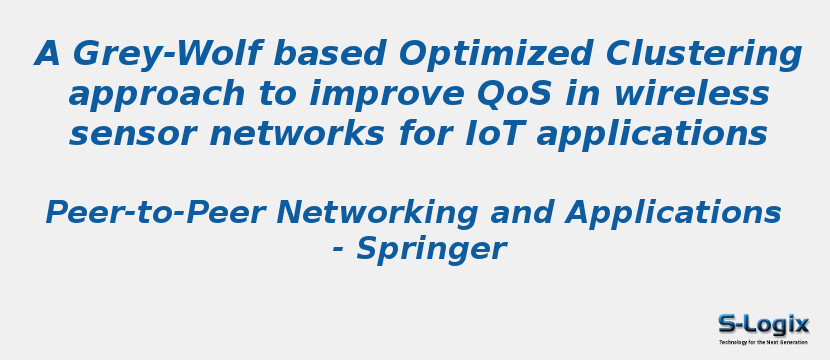 A Grey Wolf Based Optimized Clustering Approach To Improve Qos Ns2 Projects S Logix