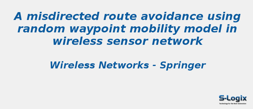 A Misdirected Route Avoidance Ns2 Projects S Logix