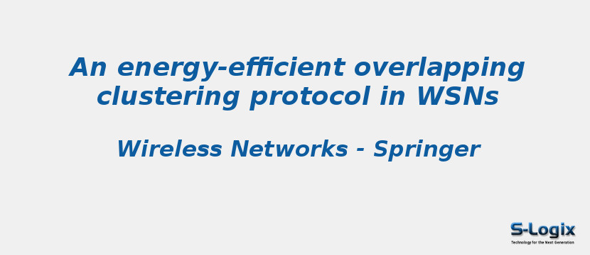 An energy-efficient overlapping cluster - NS2 Projects | S-Logix
