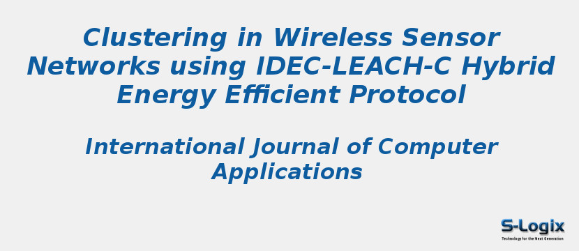 Idec Leach C Hybrid Energy Efficient Protocol Ns2 Projects S Logix