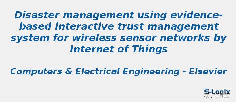 Disaster management using evidence - NS2 Projects | S-Logix