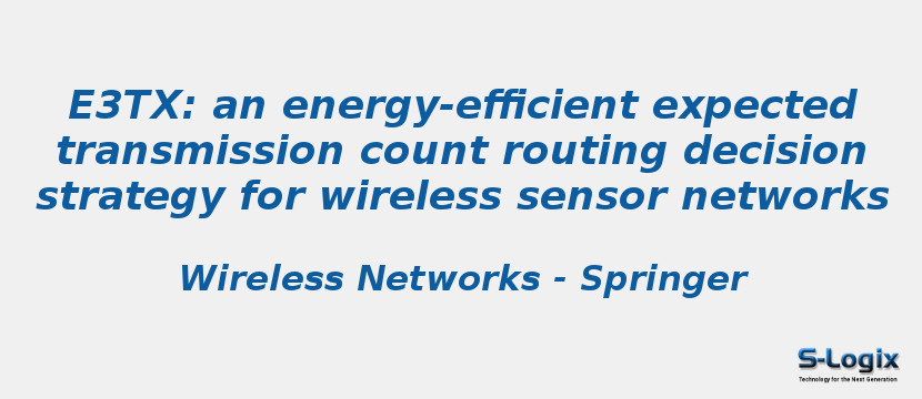 An Energy Efficient Expected Transmission Count Routing Ns2 Projects