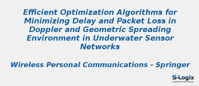 Efficient Optimization Algorithms Ns2 Projects S Logix