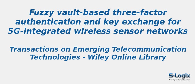 Fuzzy vault-based three-factor authentication - NS2 Projects | S-Logix