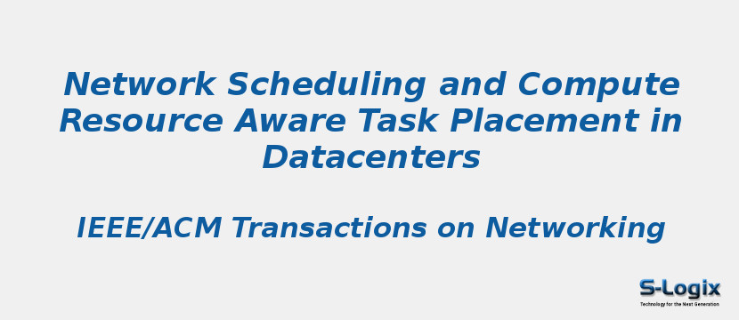 Network Scheduling And Compute Resource Ns2 Projects S Logix 