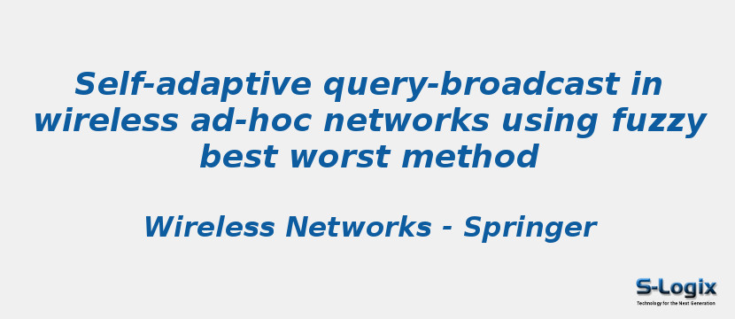 Self Adaptive Query Broadcast In Wireless Ad Hoc Networks Ns2