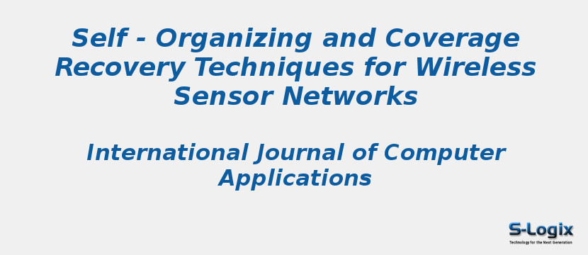 Self - Organizing and Coverage Recovery Techniques - NS2 Projects | S-Logix