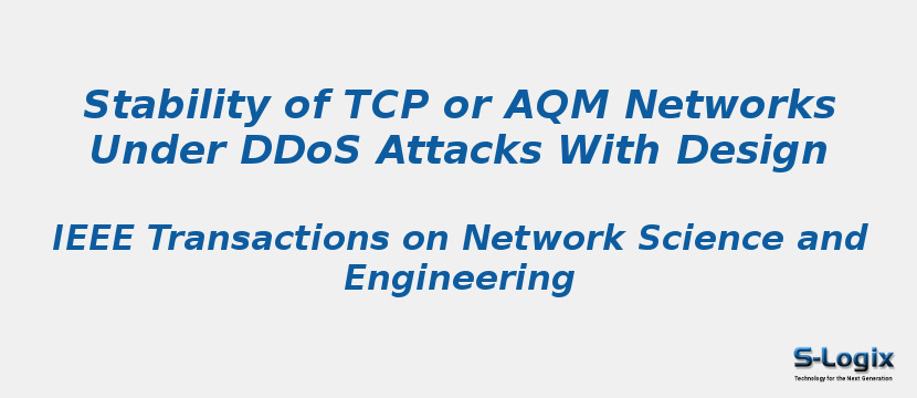 Ddos Attacks With Design Ns2 Projects S Logix