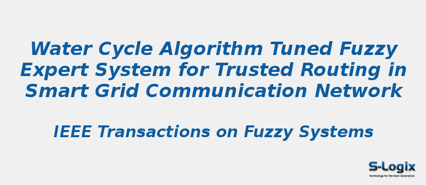 Trusted Routing - NS2 Projects | S-Logix