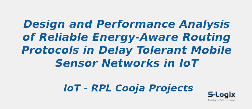 Delay-Tolerant Mobile Sensor Networks in IoT | S-Logix